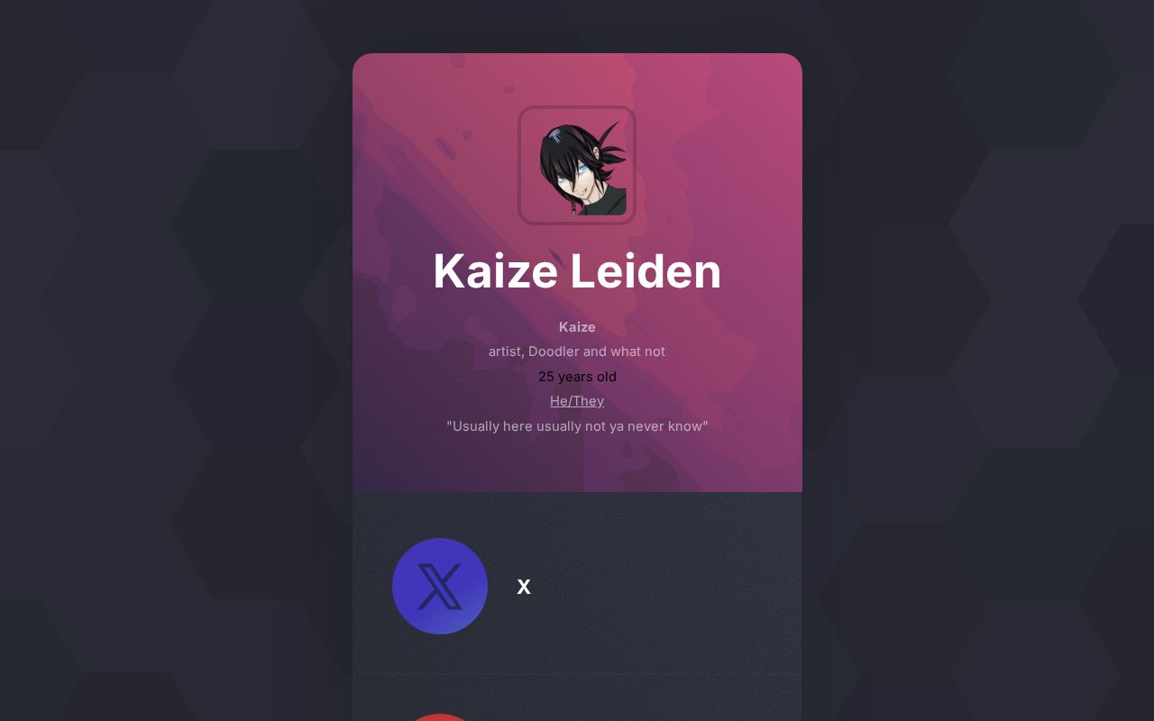 Kaize Leiden’s Carrd